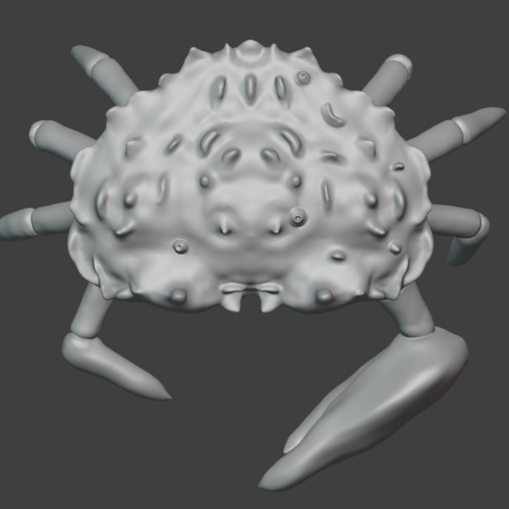 3D Printable Simple Crab by Vamatti