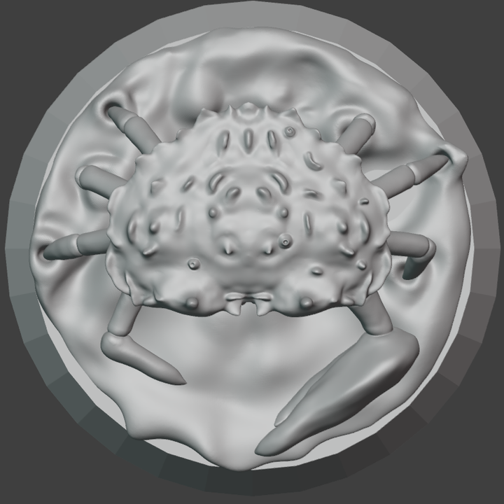 3D Printable Simple Crab by Vamatti