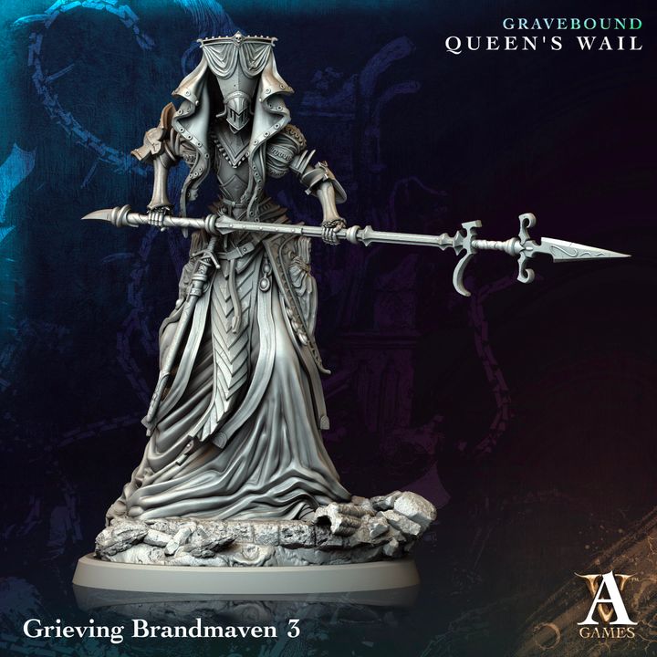 3D Printable Gravebound - Queen's Wail - Bundle by Archvillain Games