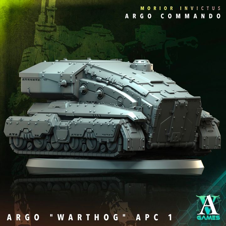 3D Printable Morior Invictus - Argo Commando - Bundle by Archvillain Games