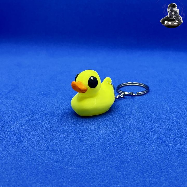 3D Printable Rubber Duck Keychain - Easy & Fast Print - No Supports by ...
