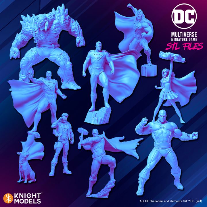 3D Printable Superman World - Store pack (9 Miniatures - 20 Files) by ...