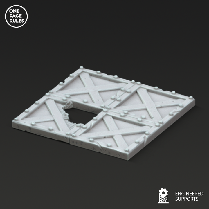 3D Printable Urban Platforms Terrain by One Page Rules