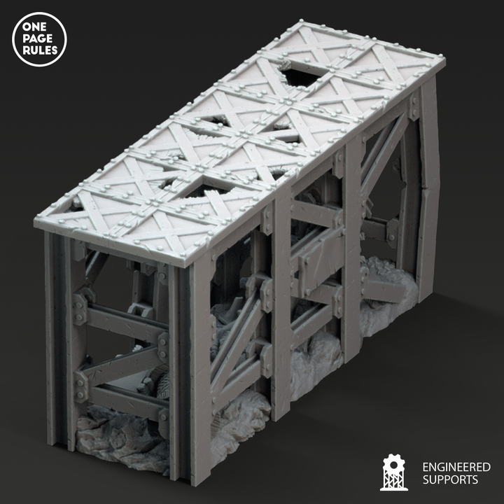 3D Printable Urban Platforms Terrain by One Page Rules
