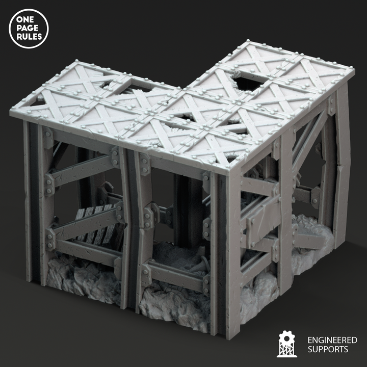 3D Printable Urban Platforms Terrain by One Page Rules