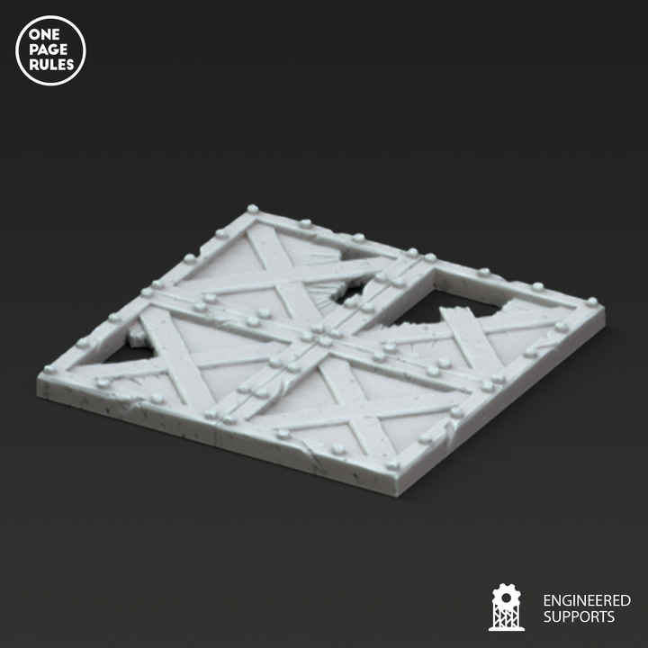 3D Printable Urban Platforms Terrain by One Page Rules