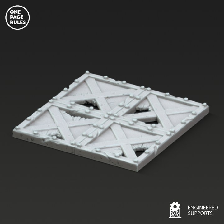 3D Printable Urban Platforms Terrain by One Page Rules