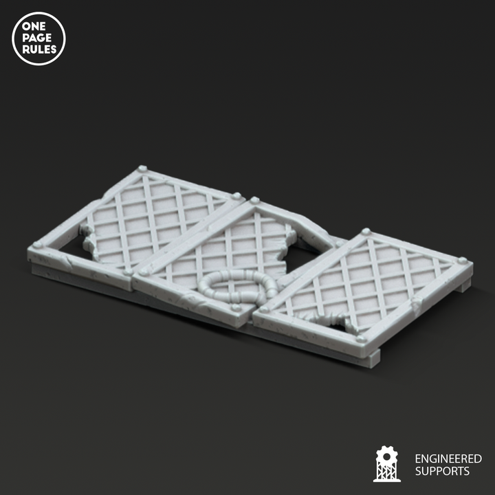 3D Printable Urban Platforms Terrain by One Page Rules