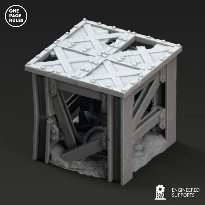 3D Printable Urban Platforms Terrain by One Page Rules