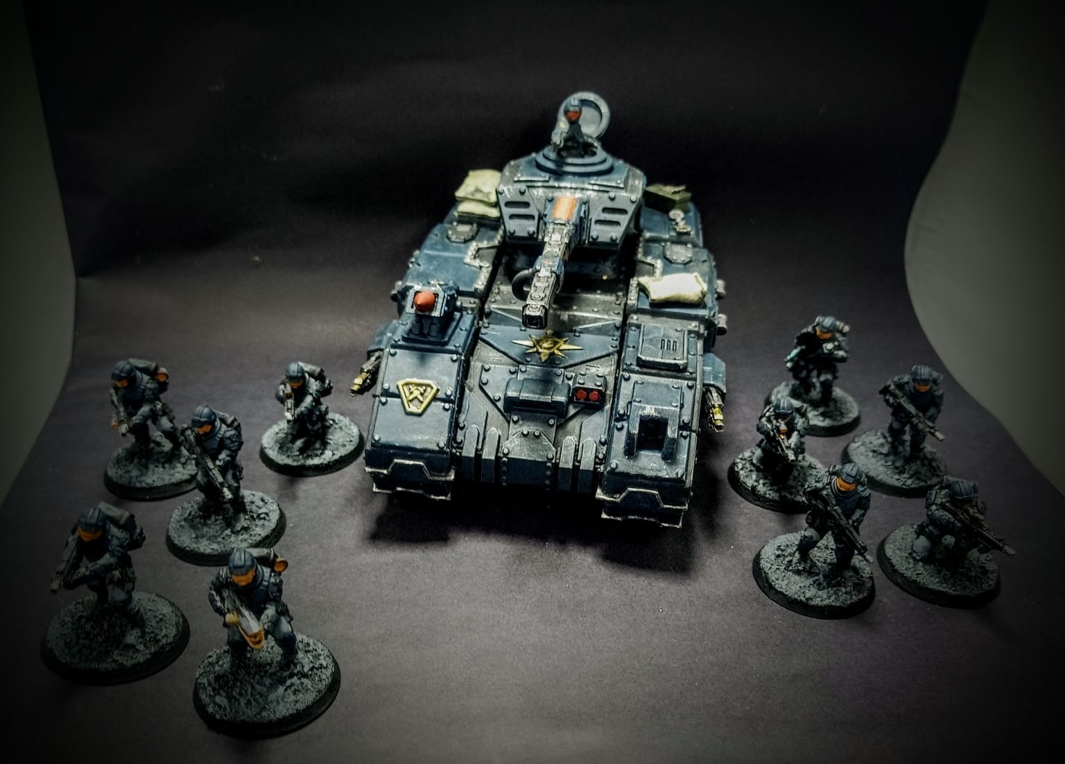 3D Printable Battle Tank - Human Defense Force by One Page Rules