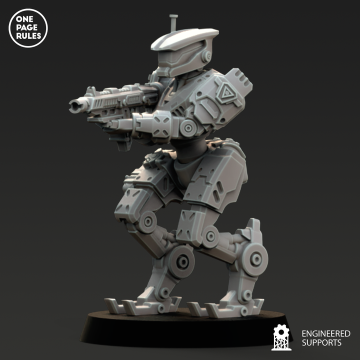 3D Printable GRUNT Robots - Human Defense Force by One Page Rules