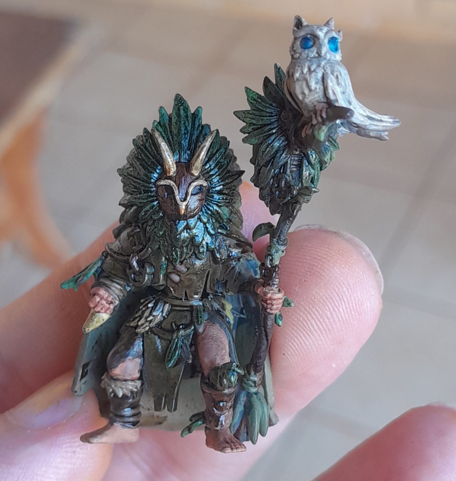 3D Printable Grove Champion (Spell Weaver) - Wood Elves by One Page Rules