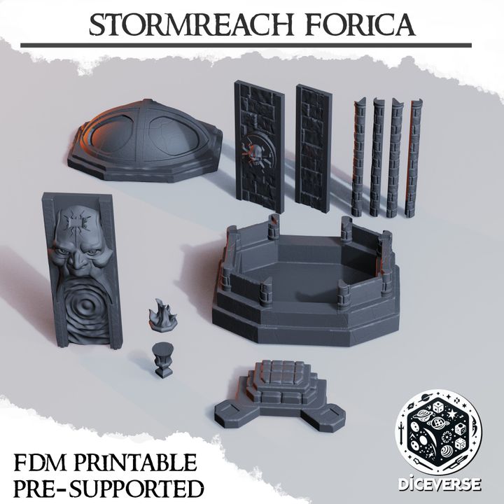 3D Printable Stormreach Forica by Diceverse