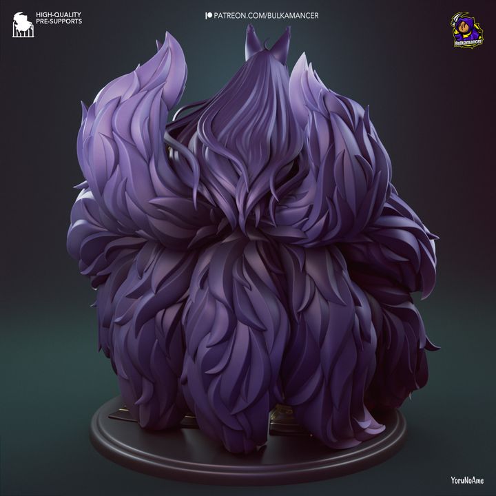 3D Printable Aloof Kitsune | 240mm by Bulkamancer Sculpts