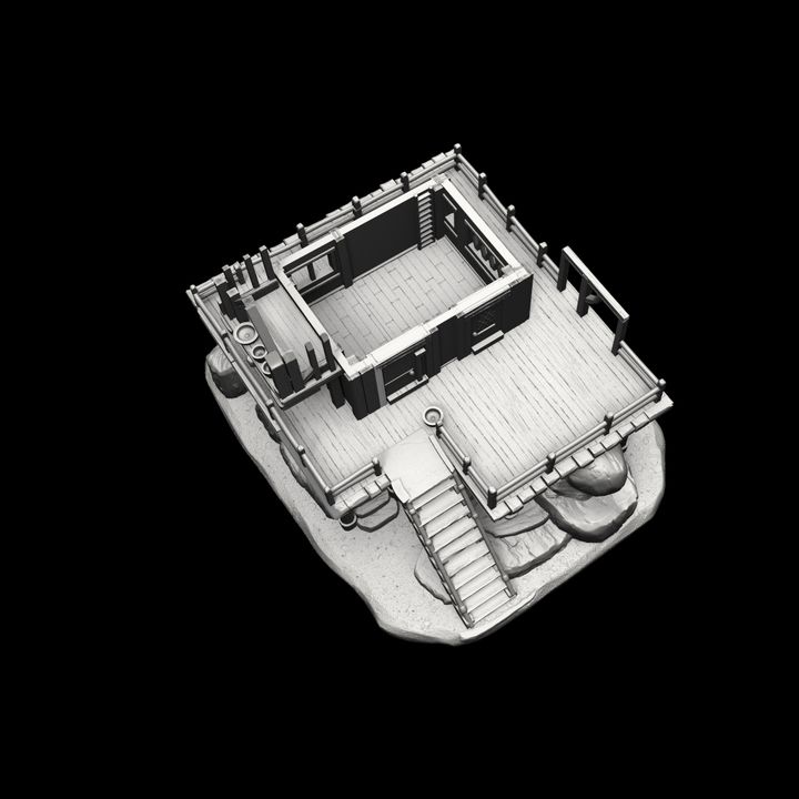 3D Printable IDP03S03 Friyo's House :: Iridium Places 3 :: Black ...