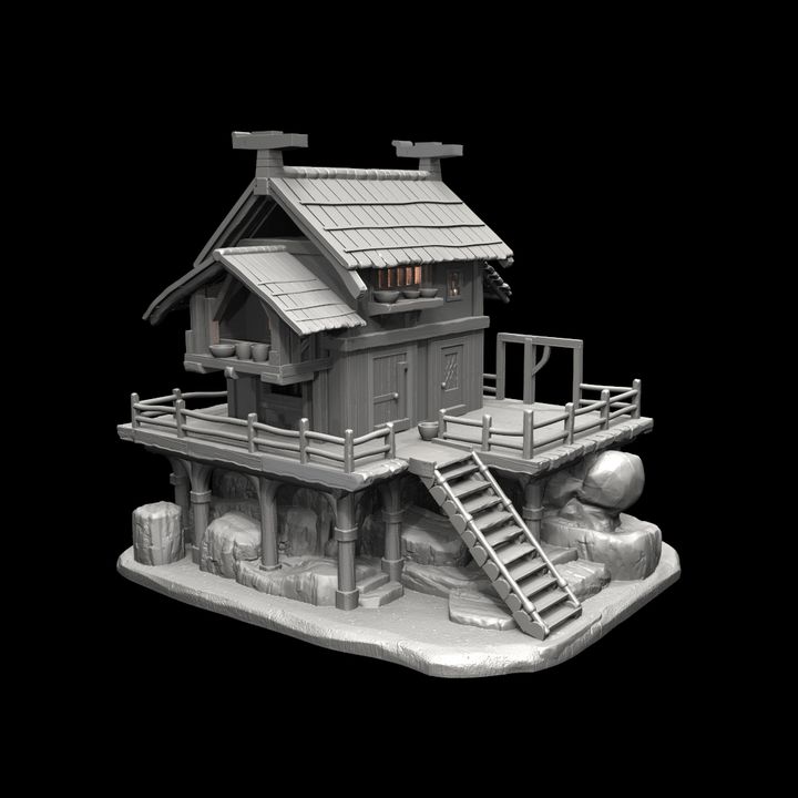 3D Printable IDP03S03 Friyo's House :: Iridium Places 3 :: Black ...
