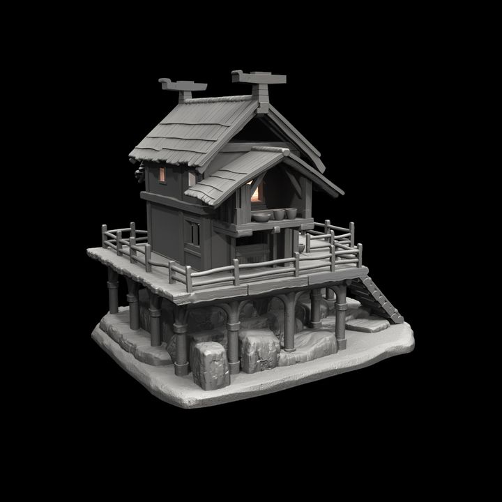 3D Printable IDP03S03 Friyo's House :: Iridium Places 3 :: Black ...