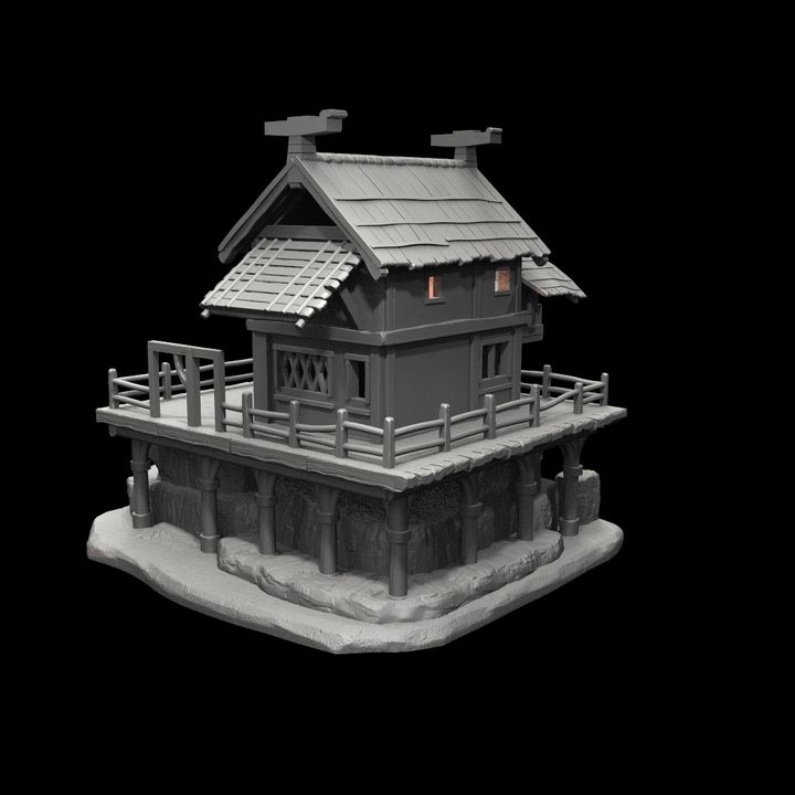 3D Printable IDP03S03 Friyo's House :: Iridium Places 3 :: Black ...