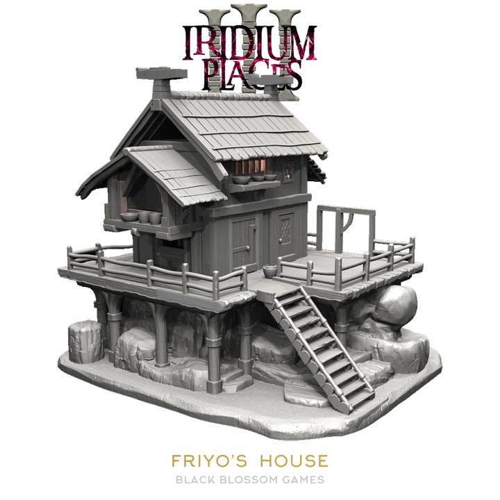 3D Printable IDP03S03 Friyo's House :: Iridium Places 3 :: Black ...