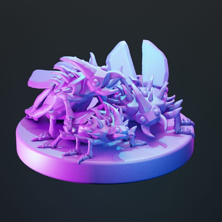 3D Printable Envelope X Bladeswarm Summons Pack - Pre Supported by Tom ...