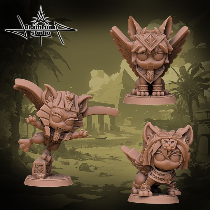 3D Printable Sphinx by Deathpunk Studio