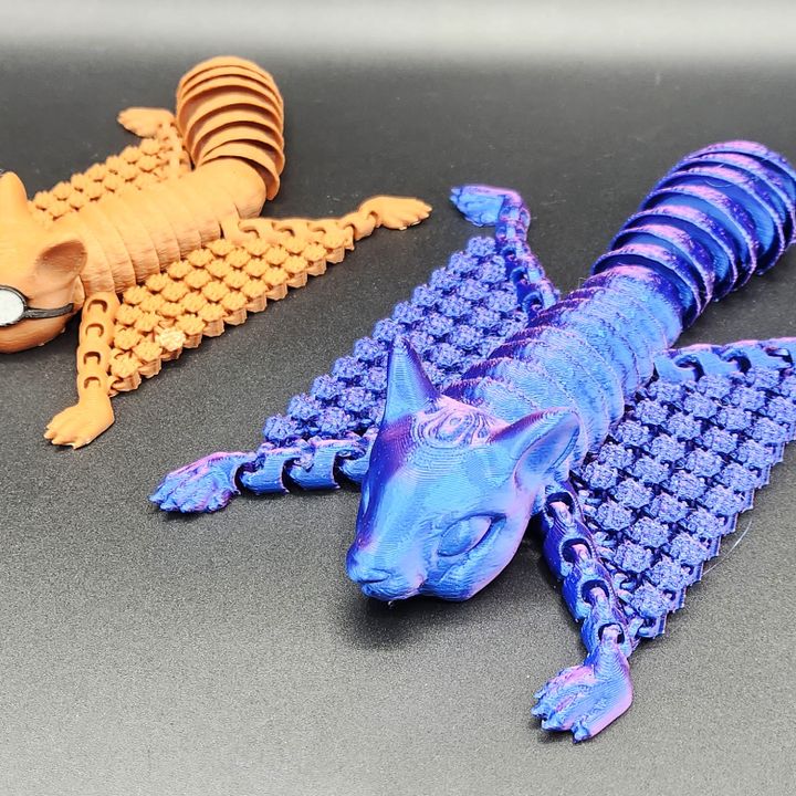 3D Printable Cute Flexi Flying Squirrels by Fillifuu