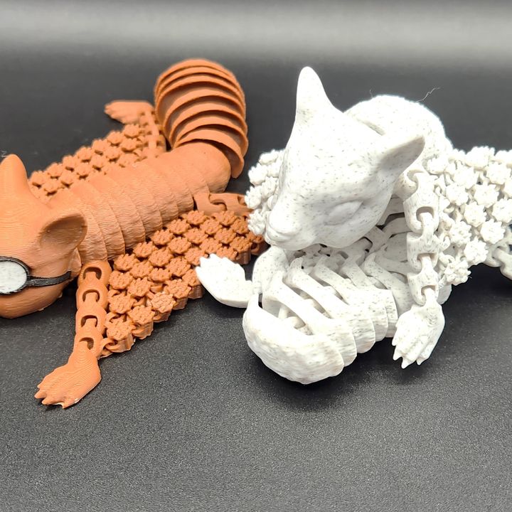 3D Printable Cute Flexi Flying Squirrels by Fillifuu