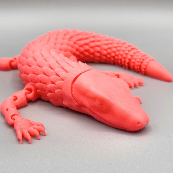 3D Printable Flexi Komodo Dragon & Gecko by Fillifuu