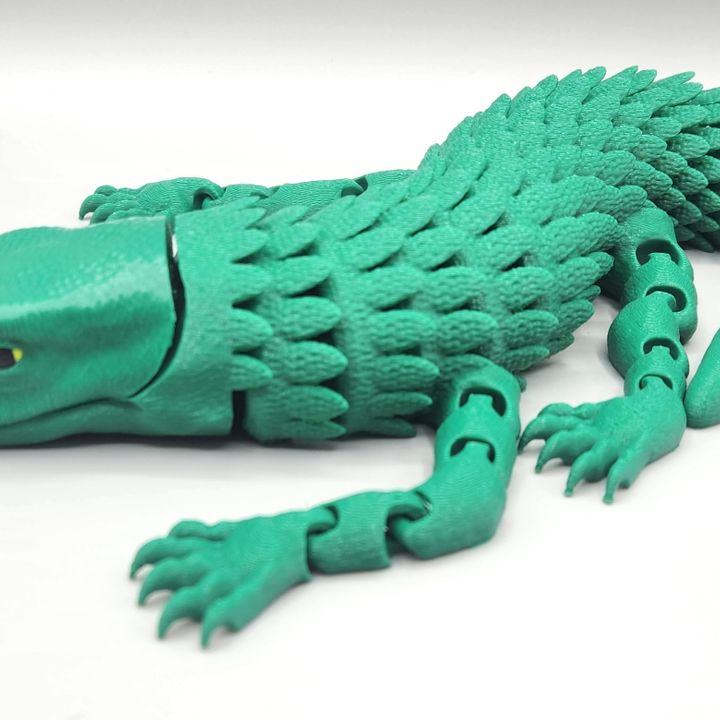 3D Printable Flexi Komodo Dragon & Gecko by Fillifuu
