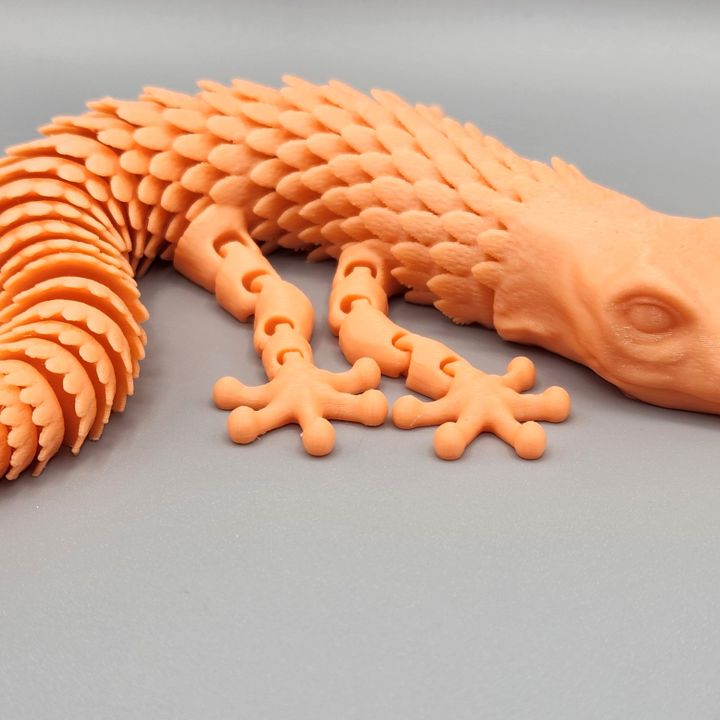 3D Printable Flexi Komodo Dragon & Gecko by Fillifuu