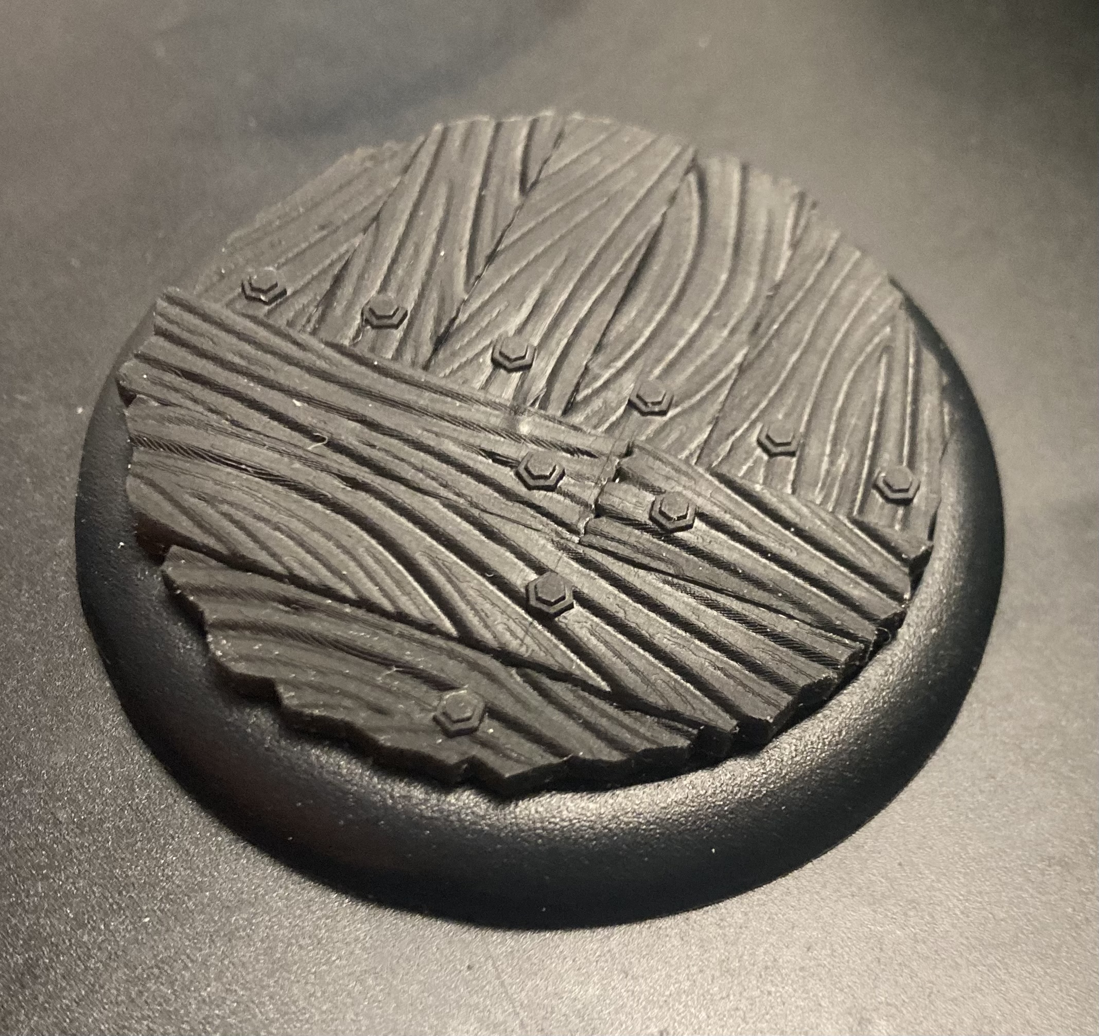 3D Printable Ship Deck Base Inserts - for Warmachine style round bases ...