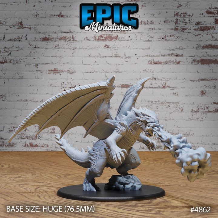 3D Printable Bipedal Dragon Firebreath / Legendary Fire Drake / Volcano ...