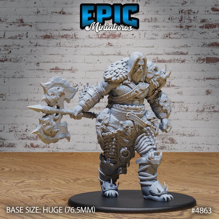 3D Printable Giant Dragon Hunter / Dragonslayer / Drake Beast Tamer ...