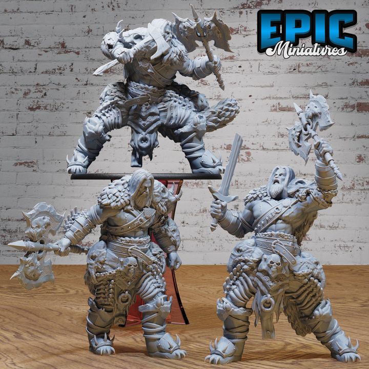 3D Printable Giant Dragon Hunter Set / Dragonslayer / Drake Beast Tamer ...