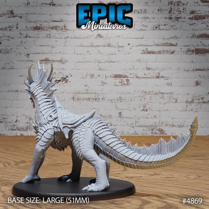 3D Printable Guard Drake Silver / Legendary Dragon / Mountain Monster ...