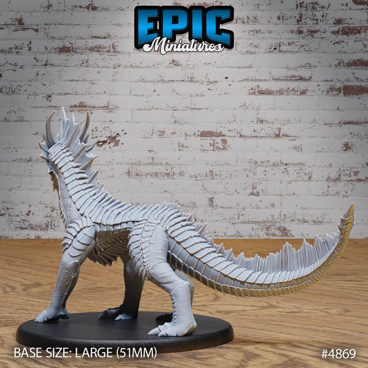 3D Printable Guard Drake Silver / Legendary Dragon / Mountain Monster ...