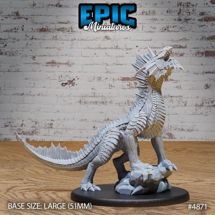 3D Printable Guard Drake Silver Roar / Legendary Dragon / Mountain ...