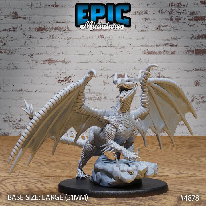 3D Printable Classic Dragon / Legendary Drake / Mountain Monster ...