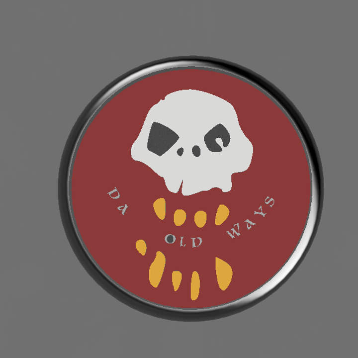 3D Printable Ork Objective Marker by Tabula-Rasa-Gaming