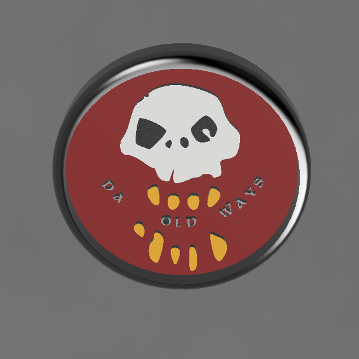 3D Printable Ork Objective Marker by Tabula-Rasa-Gaming