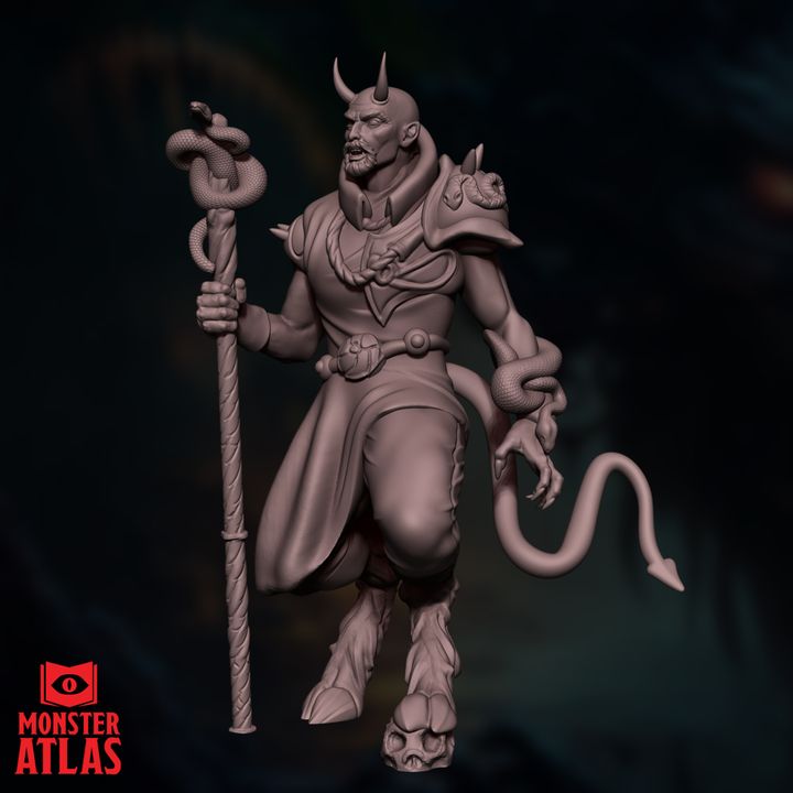 3D Printable Dispater by Monster Atlas