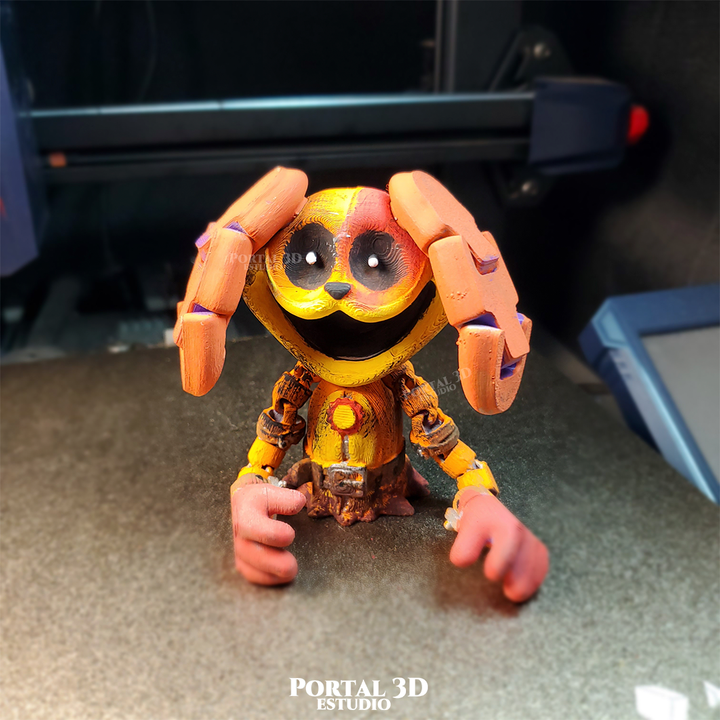 3D Printable DOGDAY Monster / PRINT-IN-PLACE WITHOUT SUPPORT by Portal ...