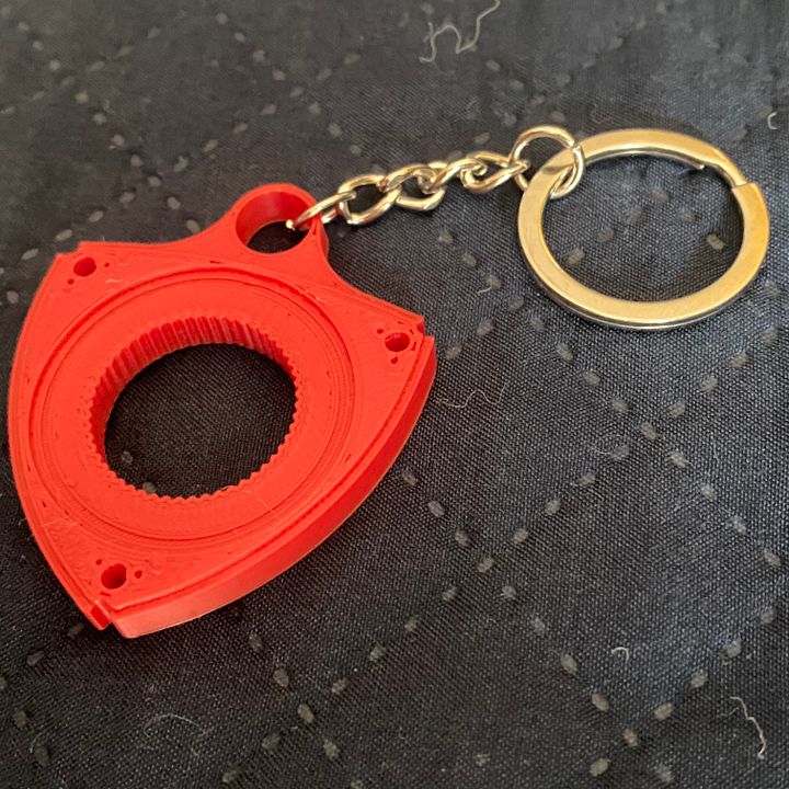 3D Printable Rotary keychain by Gabriele