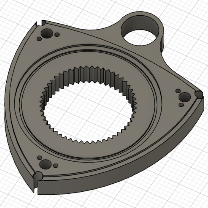 3D Printable Rotary keychain by Gabriele