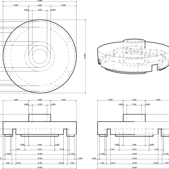 3D Printable LEGO Round Jumper Plate 2X2 by VLAD-MARIUS
