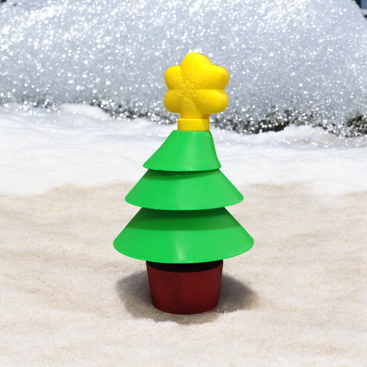 3D Printable Flexi Articulating Christmas Tree by 3DJPDESIGNS