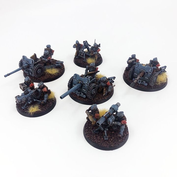 3D Printable Krevarian Heavy Weapon Teams by Nate Feyma