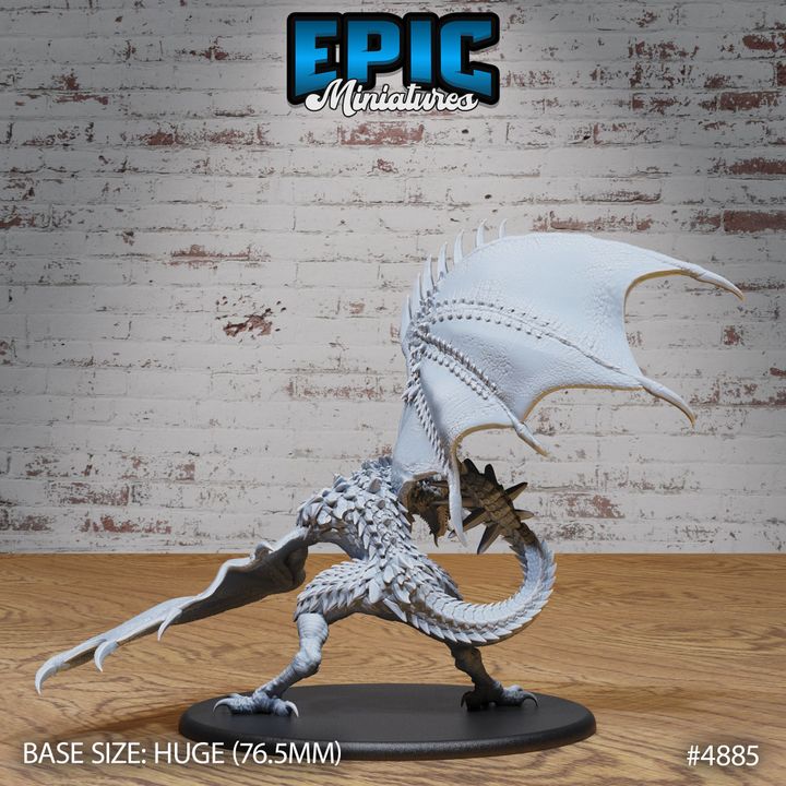 3D Printable Demise Wyvern Attack / Dragon Serpent Hybrid / Bulky ...