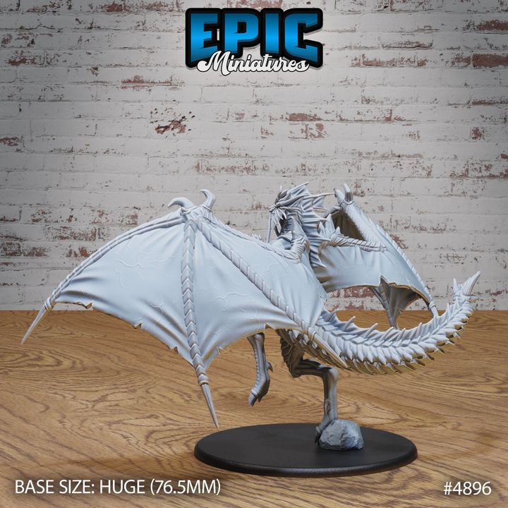 3D Printable Platinum Dragon / Legendary Drake / Mountain Monster ...