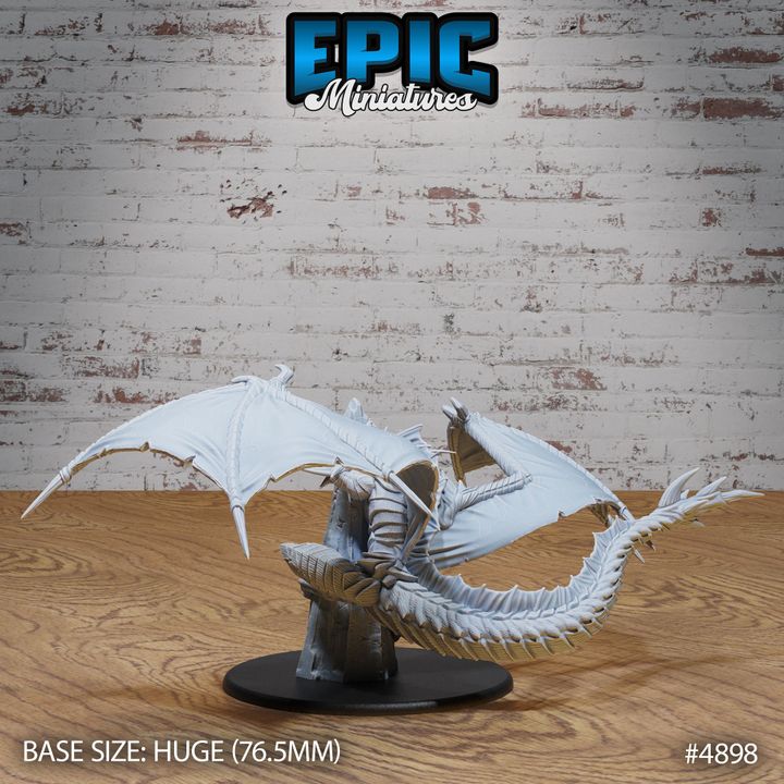 3D Printable Platinum Dragon Climb / Legendary Drake / Mountain Monster ...